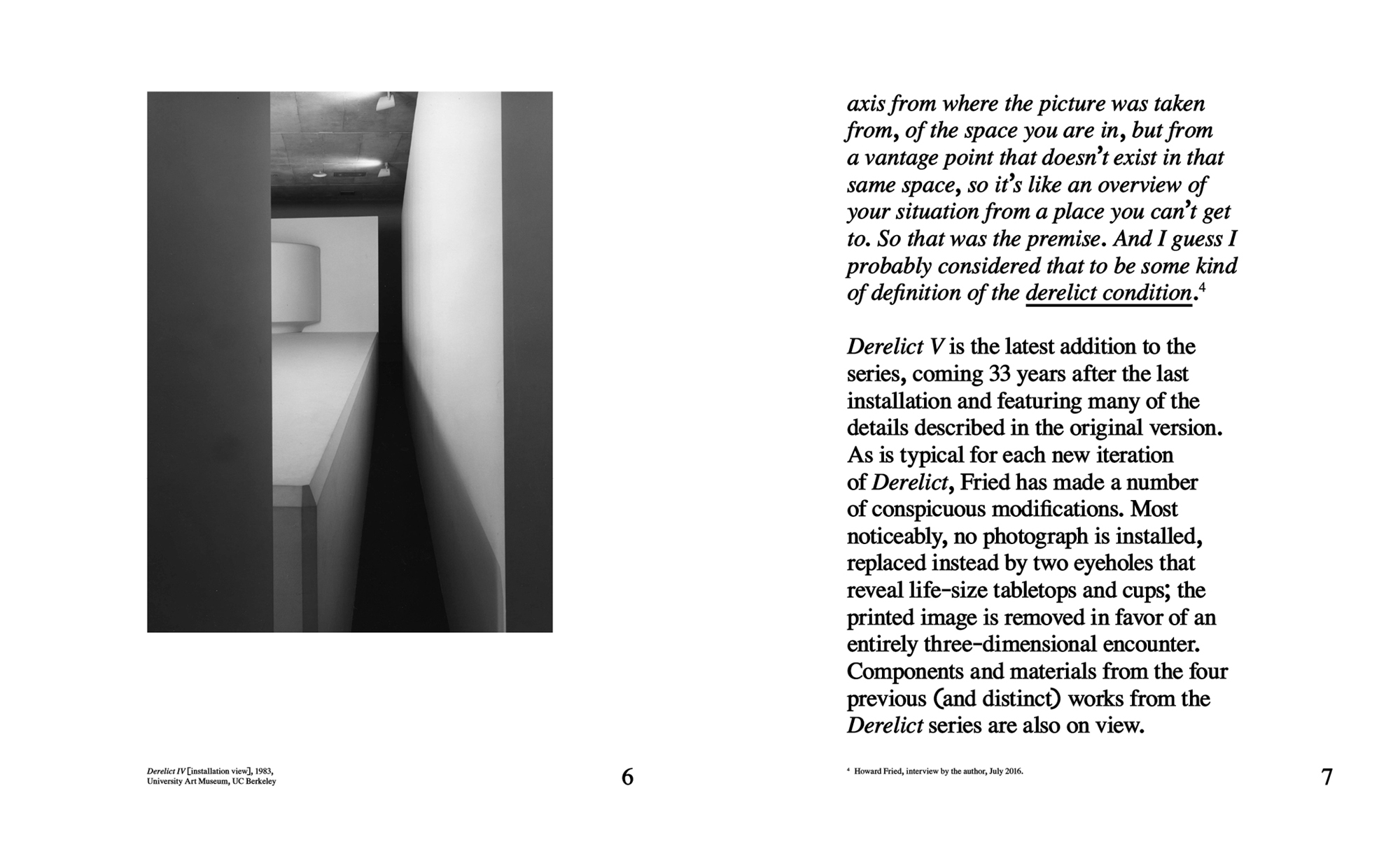 David Khan-Giordano studio — Howard Fried: Derelicts