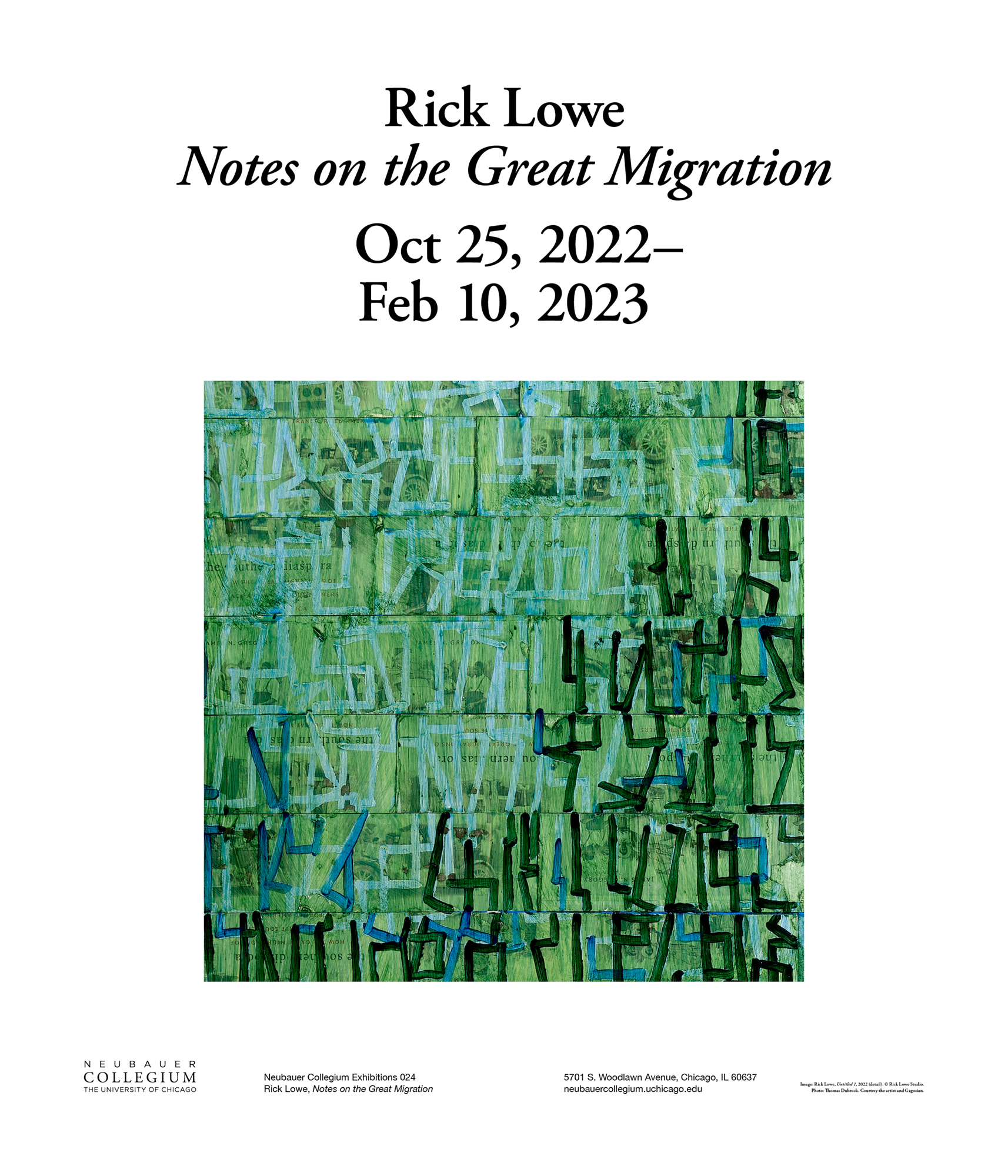 David Khan-Giordano studio — Rick Lowe: Notes on the Great Migration